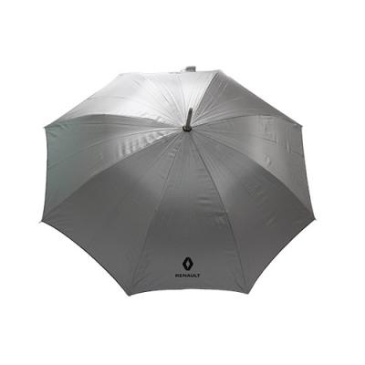 China 8mm Metal Shaft Pongee UV Coating Umbrella With J Handle for sale