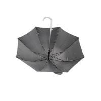 China 8mm Metal Shaft Pongee UV Coating Umbrella With J Handle for sale