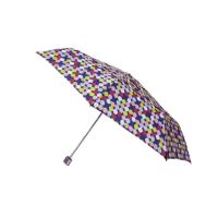 China Full Color Printing Pongee 190T Mini Ladies Folding Umbrella 21 Inch TUV Approved for sale