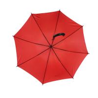 China RPET Pongee Custom Logo Umbrella Diameter 105CM With Plastic J Handle for sale