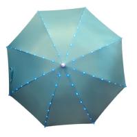 China Diameter 80CM Pongee Manual Open LED Light Umbrella For Kids for sale