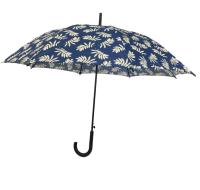 China BV Certified Auto Open Long Stick Ladies Umbrella With Plastic J Handle for sale