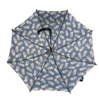 China BV Certified Auto Open Long Stick Ladies Umbrella With Plastic J Handle for sale
