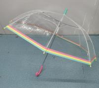 China AZO Free Auto Open 100cm Transparent POE Umbrella for sale