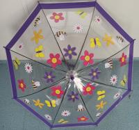 China 70cm Auto Open Dome Shape POE Kids Compact Umbrella for sale