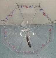 China TUV Automatic Open Clear POE Kids Compact Umbrella 100cm for sale