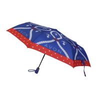 China Custom Pongee Auto Open Windproof 3 Folding Umbrella For Ladies for sale