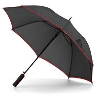 China 120cm Auto Open Golf Umbrella Fiberglass Shaft Pongee Fabric OEM Custom Logo for sale