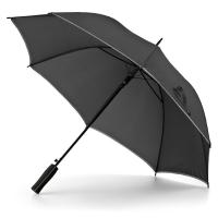 China 120cm Auto Open Golf Umbrella Fiberglass Shaft Pongee Fabric OEM Custom Logo for sale