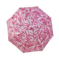 China 190T Pongee Straight Printed Advertising Umbrella for sale