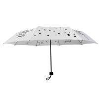 China Custom Logo 21 Inch Fiberglass Mini Compact Umbrella Auto Open Polyester 190T for sale