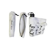 China Custom Logo 21 Inch Fiberglass Mini Compact Umbrella Auto Open Polyester 190T for sale