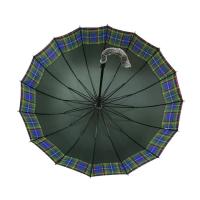 China OEM 24k Straight Windproof Umbrella With Long Handle for sale