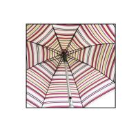 China 23 Inch Pongee Fabric Digital Printing Stripe Umbrella for Ladies Auto Open for sale