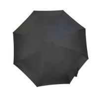 China Windproof 3 Folding UV Protective Pongee Umbrella 21 Inch 8 Panels for Men for sale