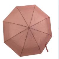 China Manual Open Pongee Fabric 3 Fold Ladies Umbrella 21 Inch 8k Metal Frame for sale