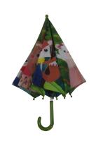 China Auto Open Children Umbrella 72cm Metal Frame Pongee Fabric Custom Logo for sale