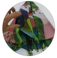 China Auto Open Children Umbrella 72cm Metal Frame Pongee Fabric Custom Logo for sale