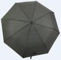 China 21 Inch 8K 190T Polyester Black Folding Umbrella for Ladies Spot Printing for sale
