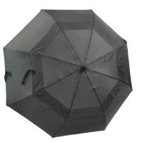 China Windproof Double Layer Pongee Automatic Golf Umbrella 30 Inch 8 Ribs for Men for sale