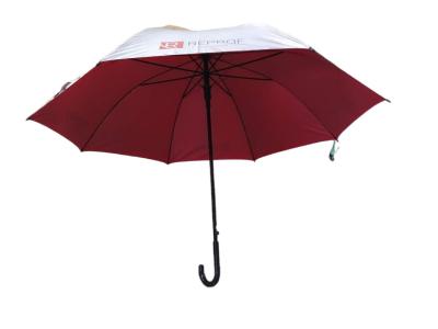 China 120cm Auto Open UV Coating Fabric Sun Umbrella with Fiberglass Shaft for sale