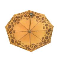 China SGS Compact Portable Polyester 190T 3 Folding UV Umbrella With Custom Logo for sale