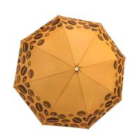 China SGS Compact Portable Polyester 190T 3 Folding UV Umbrella With Custom Logo for sale