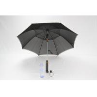 China 8mm Metal Shaft Pongee Fabric Fan Umbrella with Mist Spray Function and Auto Open/Close Mechanism for sale