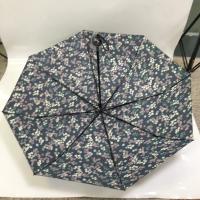 China 190T Polyester 8 Metal Ribs Pocket Umbrella 21 Inch Folding Manual Open Metal Frame for sale