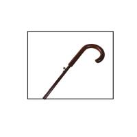 China Wooden Handle Auto Open Windproof Straight Umbrella 23 Inch 8 Panels Fiberglass Shaft for sale