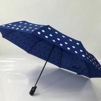China Magic Printing Folding Automatic Open Pongee Fabric Umbrella For Ladies for sale