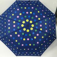 China Magic Printing Folding Automatic Open Pongee Fabric Umbrella For Ladies for sale