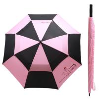 China 33 Inch Wind Resistant Fiberglass Golf Umbrella with Custom Logo Printing for Promotional Use for sale