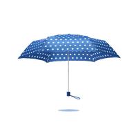 China Polka Dot 21 Inch 8K Pongee 190T Sun Protection Umbrella for Women for sale