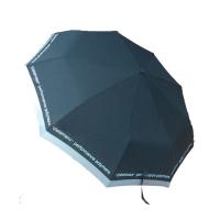 China SGS Portable Pongee Auto Open Outdoor 3 Folding Rain Umbrella for sale