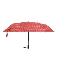 China Custom Logo Pongee 190T Outdoor Automatic Folding Umbrella 21inch for sale