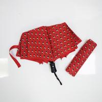 China Custom Logo Pongee 190T Outdoor Automatic Folding Umbrella 21inch for sale