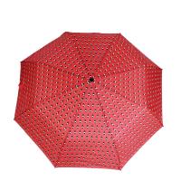 China Custom Logo Pongee 190T Outdoor Automatic Folding Umbrella 21inch for sale