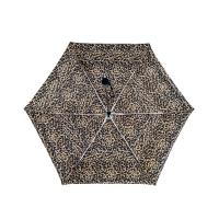 China Lepoard Printed Anti UV Mini Windproof Pocket Umbrella for sale