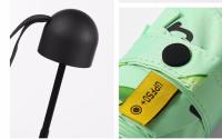 China Anti UV Folding 190T Pongee Mini Capsule Umbrellas With Case for sale