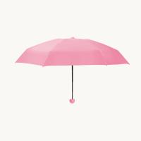China Super Mini 19 Inchx6k Pongee Anti UV Umbrella With Case for sale