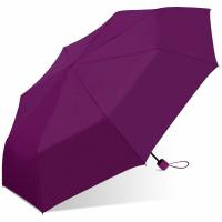 China 42 Inch ARC Mini Folding Solid Color Manual Open Umbrella Metal Frame 190T Polyester for sale