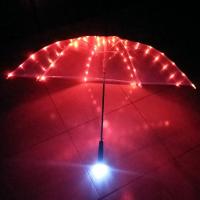 China TUV Handheld Clear POE LED Flash Light Umbrella for sale