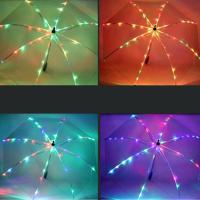 China TUV Handheld Clear POE LED Flash Light Umbrella for sale