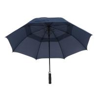 China Promotional Pongee 190T Double Layer Golf Rain Umbrella for sale