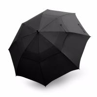 China Promotional Pongee 190T Double Layer Golf Rain Umbrella for sale