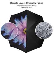 China BSCI 23 Inch Fiberglass Frame Double Layer Inverted Umbrella for sale
