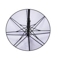 China 190T Pongee Fiberglass Windproof Golf Umbrella 47.25 Inch Diameter Automatic Open for sale