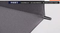 China Customized Semi Automatic Golf Umbrella 27 Inch Double Canopy Windproof Waterproof for sale