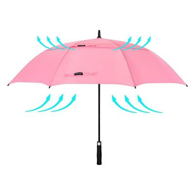 China Custom Logo Golf Umbrella 27-34 Inch with Sublimation Printing and Fiberglass Frame for Promotional Use for sale